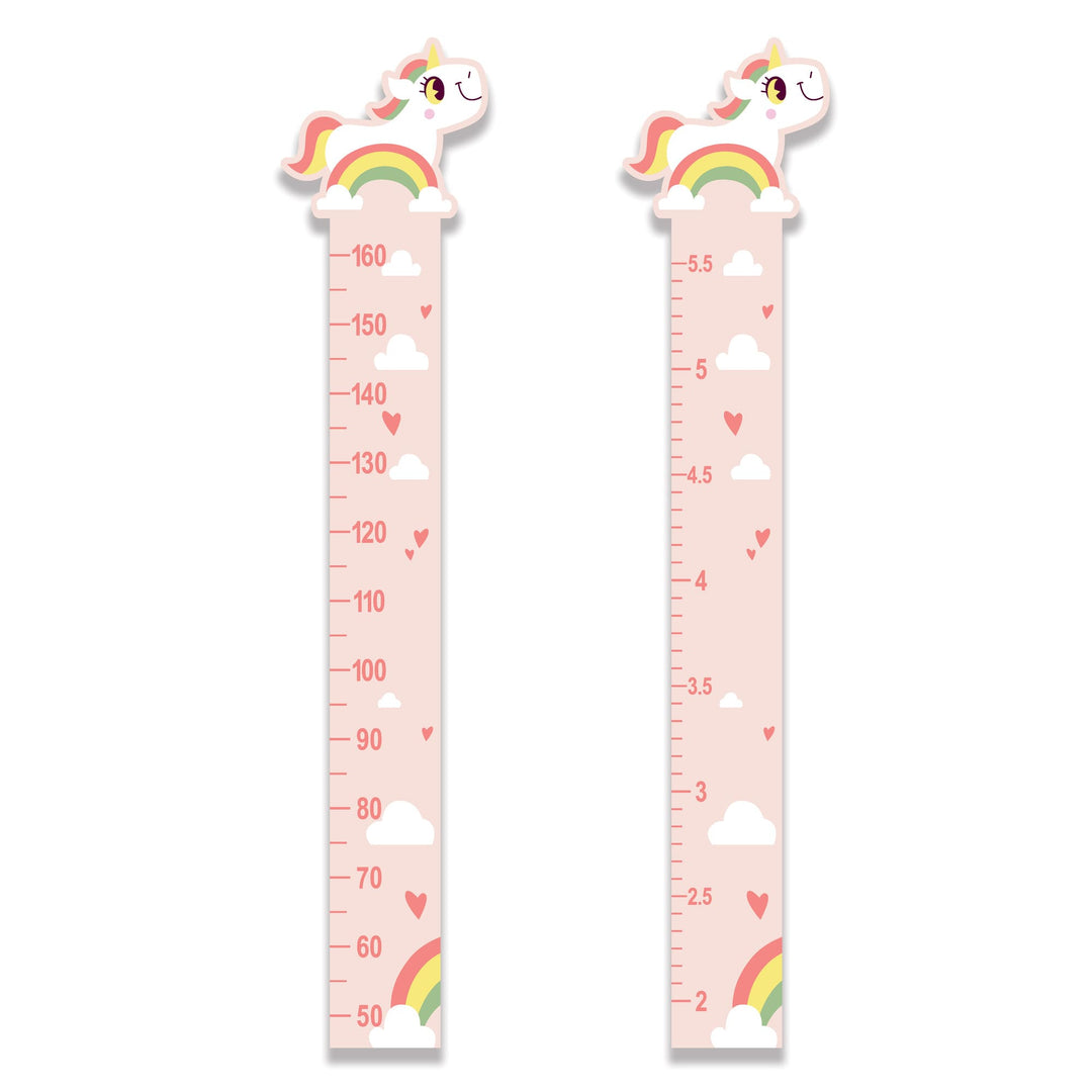 Height Chart For Kids Growth Chart For Wall Wooden Unicorn Castle ...